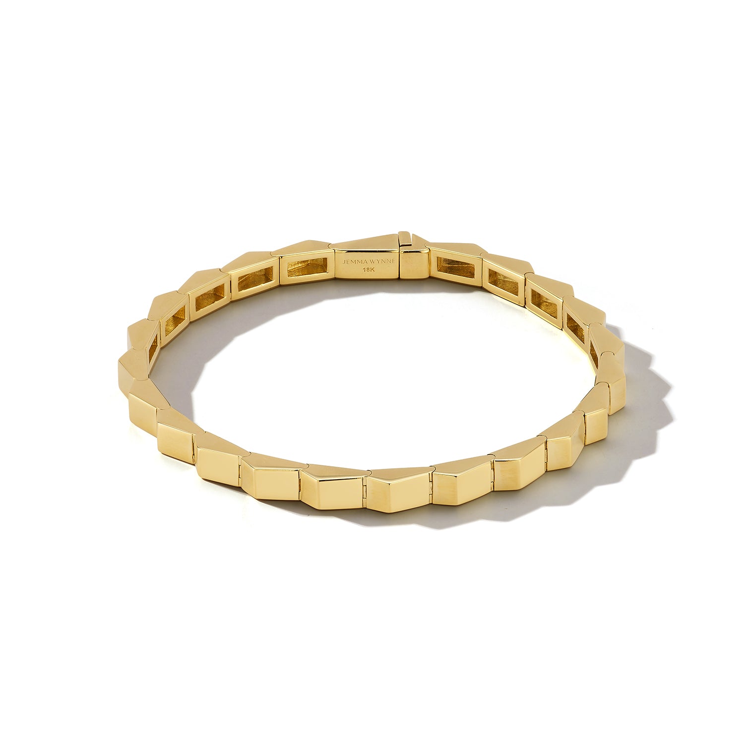 Escalator Small Link Bracelet Yellow Gold 6.5 Inches