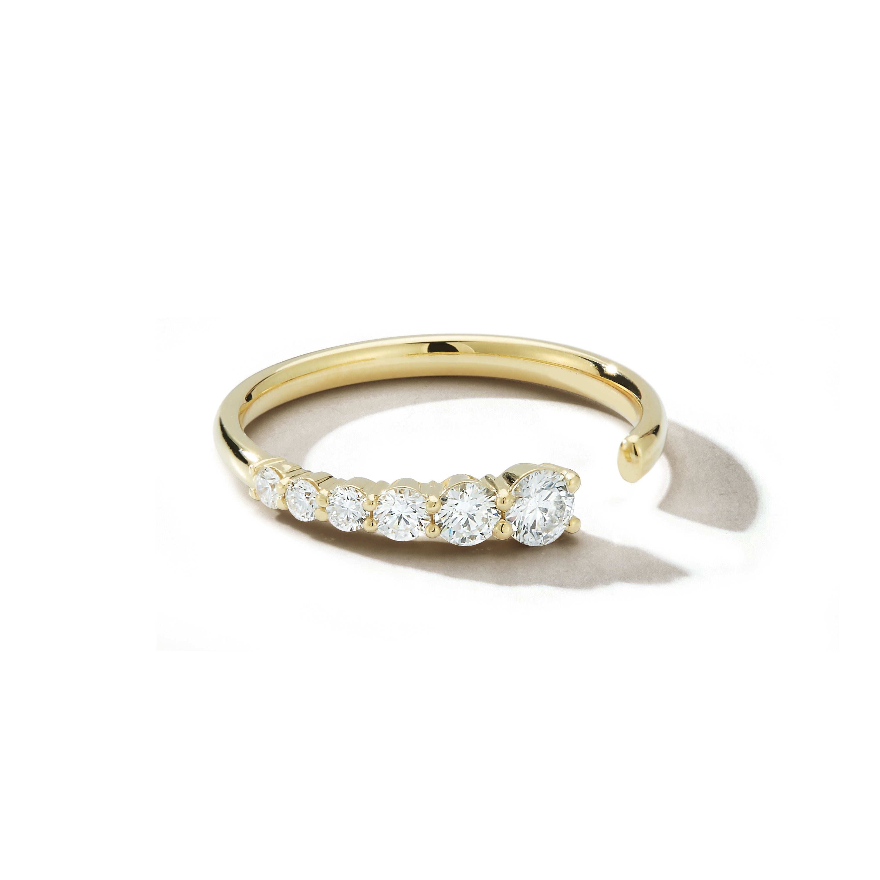 Connexion Small Diamond Open Ring – Jemma Wynne