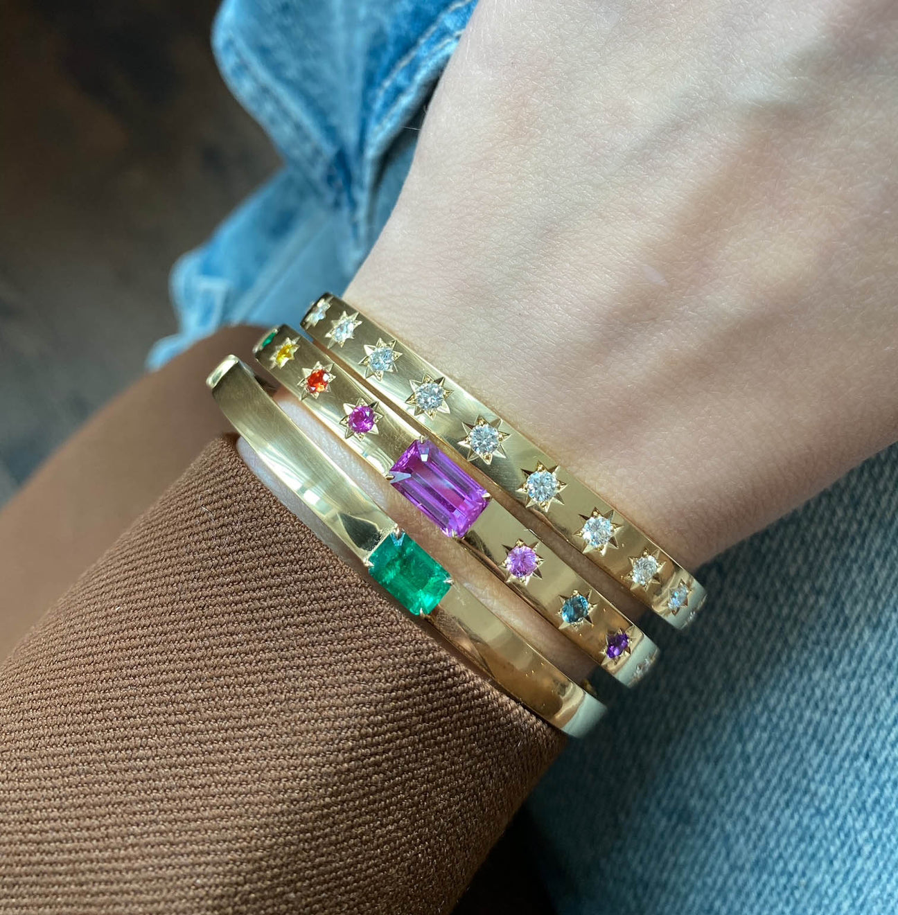 Anniversary Diamond Cuff - 11 Stones – Jemma Wynne